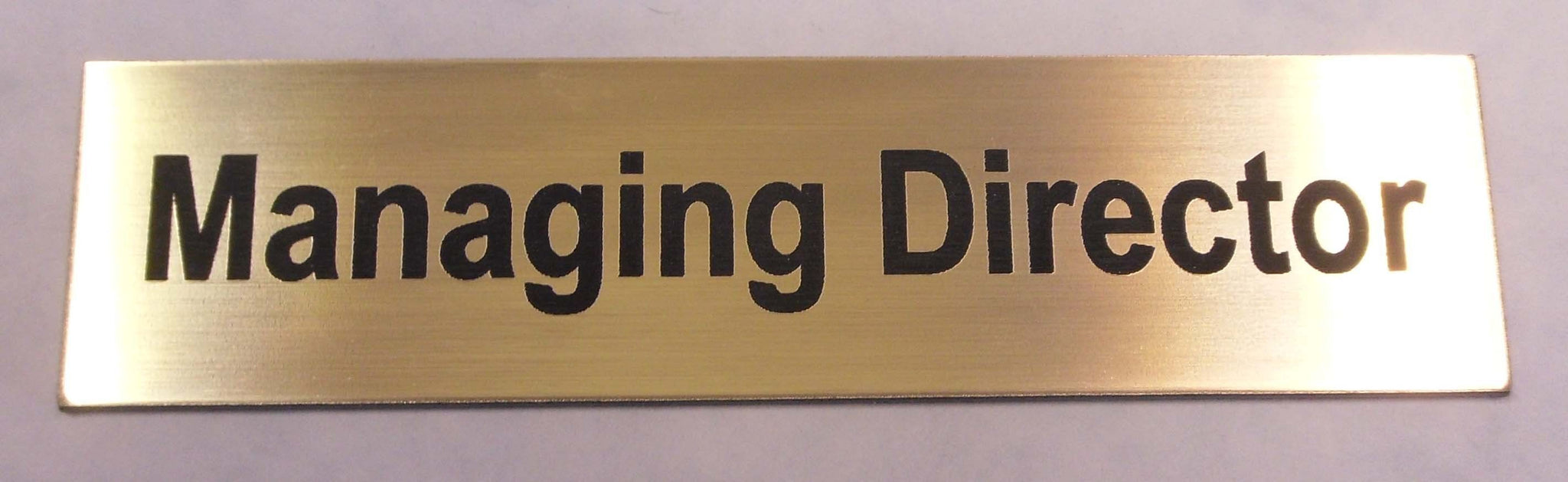 Engraved Acrylic Laminate Managing Director Door Sign | SK Signs & Labels