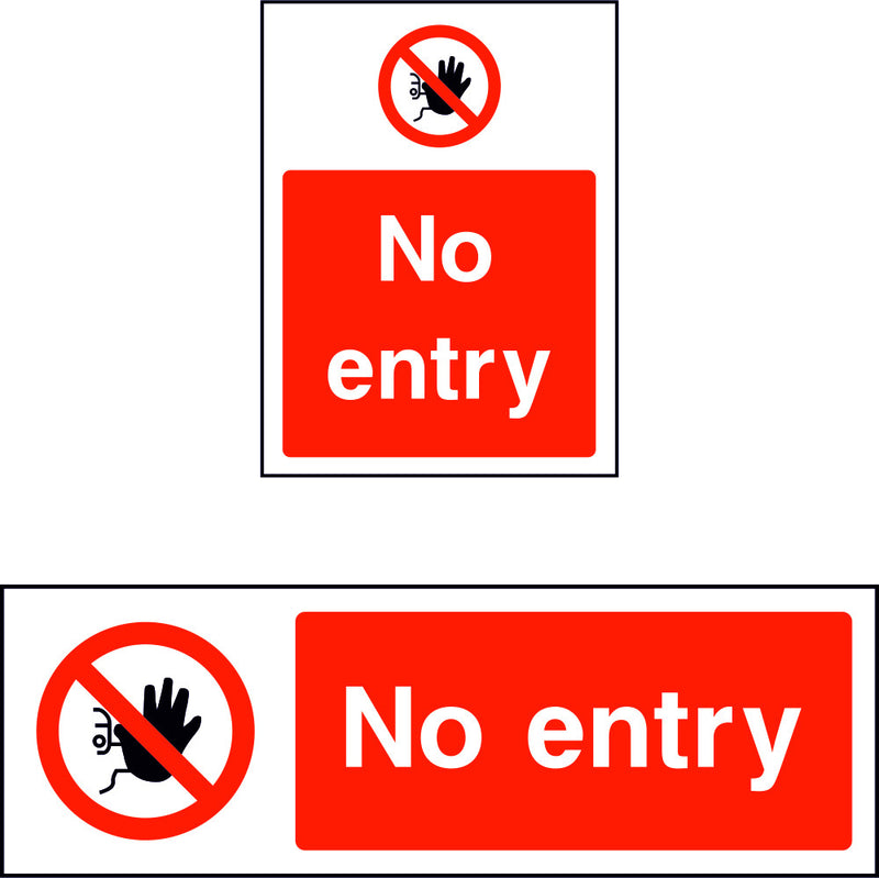 No Entry prohibition sign | SK Signs & Labels | SK Signs & Labels Ltd