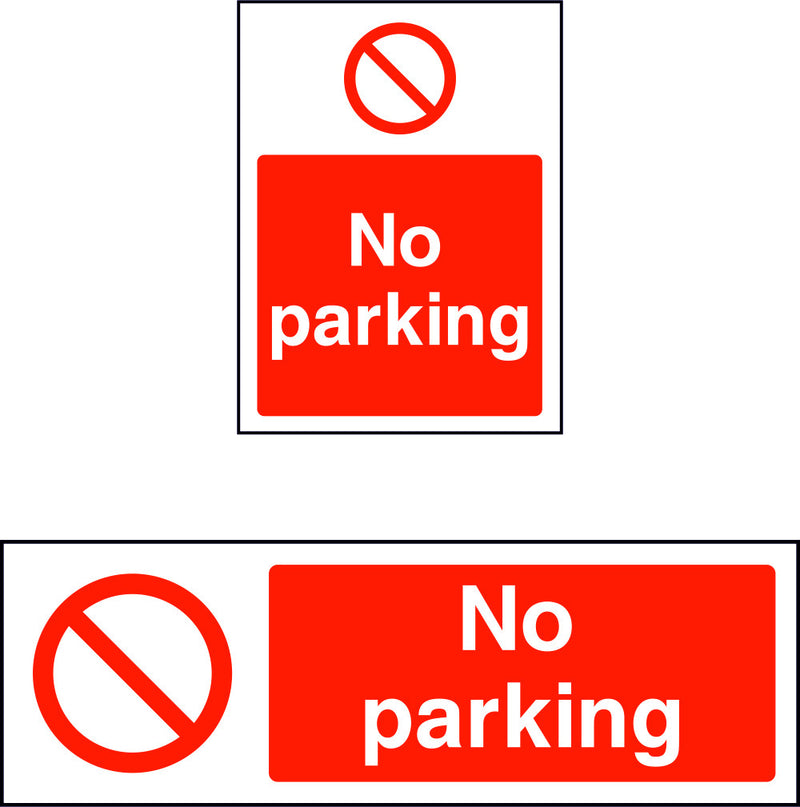 No Parking | SK Signs & Labels | SK Signs & Labels Ltd