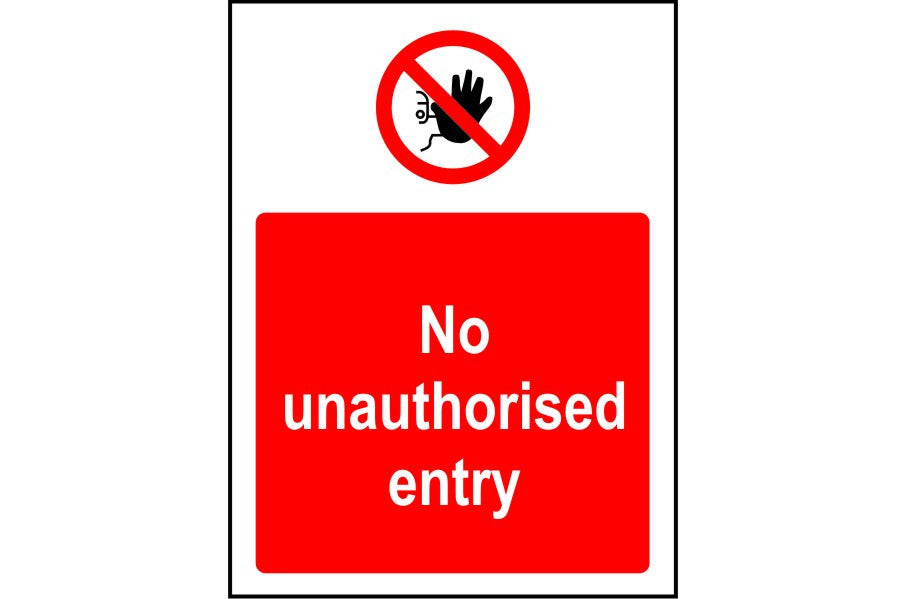 Restricted Access Signs