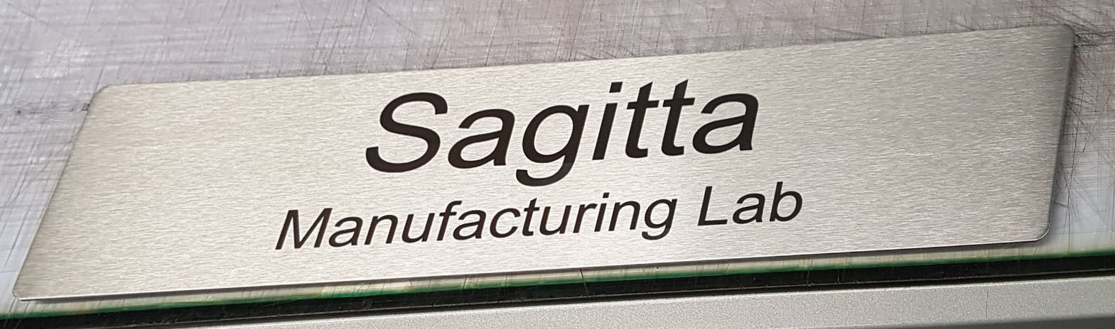 Engraved Stainless Steel Customised Door Sign | SK Signs & Labels