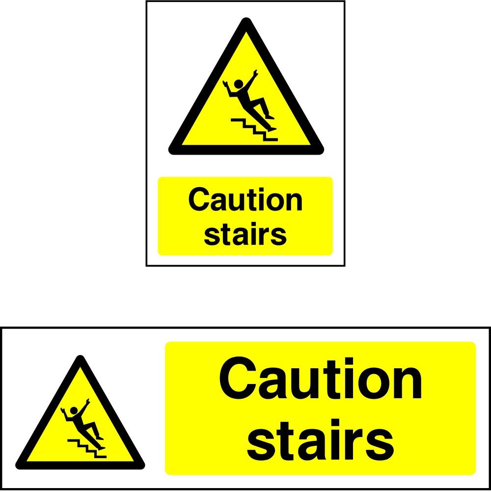 Caution Stairs safety sign | SK Signs & Labels | SK Signs & Labels Ltd